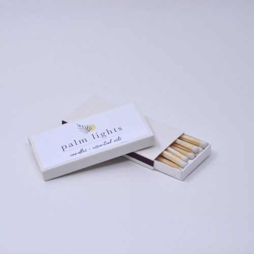 Customized Match Box Online | Natural Wood Matchsticks | Palm Lights